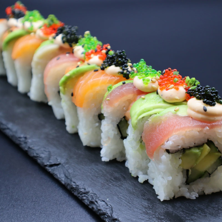 Rainbow Maki - Kato Sushi